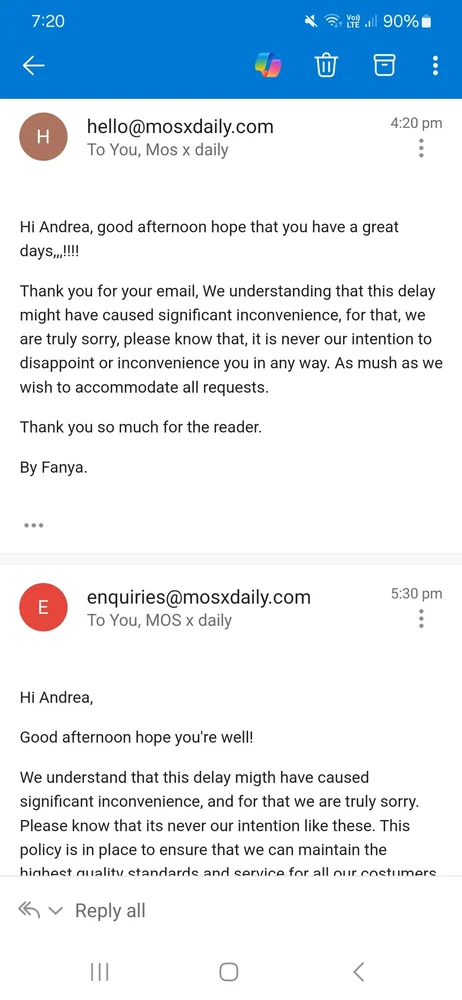 Mos x Daily reviews | ProductReview.com.au