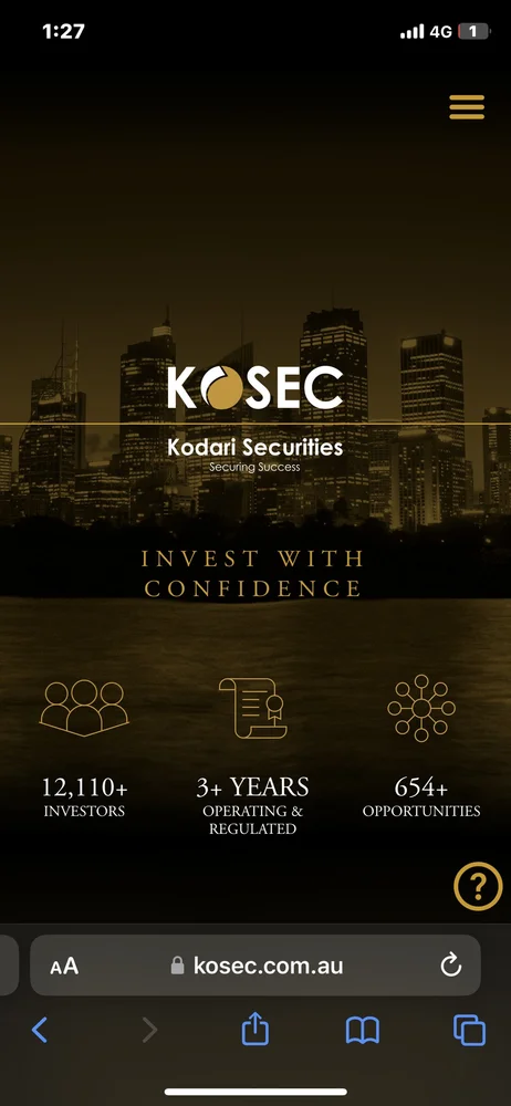 KOSEC Kodari Securities reviews | ProductReview.com.au