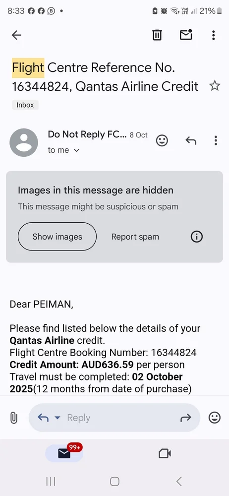 Flight Centre reviews | ProductReview.com.au