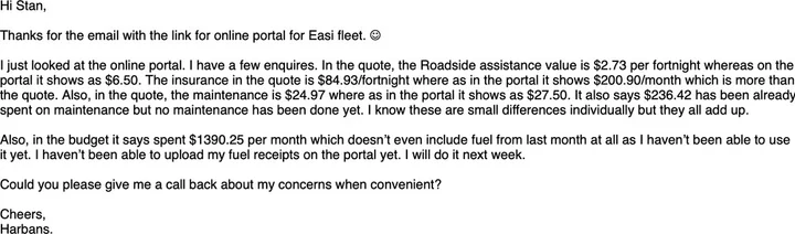 Easifleet reviews | ProductReview.com.au