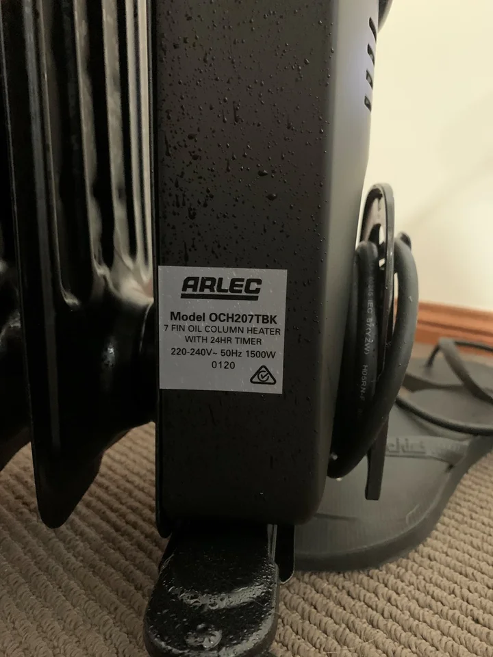 Arlec 1500W 7 Fin Oil Column Heater reviews | ProductReview.com.au