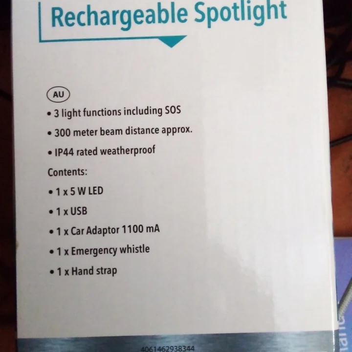 ALDI Lightway Rechargeable Spotlight reviews | ProductReview.com.au