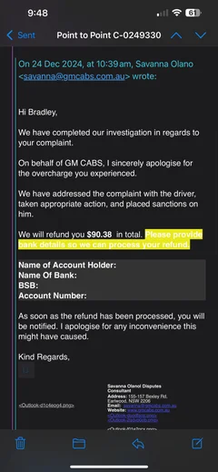 GM Cabs reviews | ProductReview.com.au
