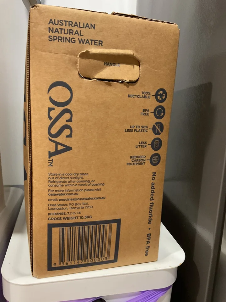 Mt Ossa Australian Natural Spring Water 10L reviews | ProductReview.com.au